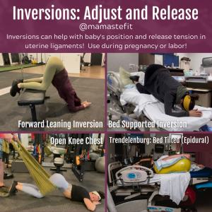 4 Inversions to Adjust Baby’s Position & Release Uterine Ligaments ...