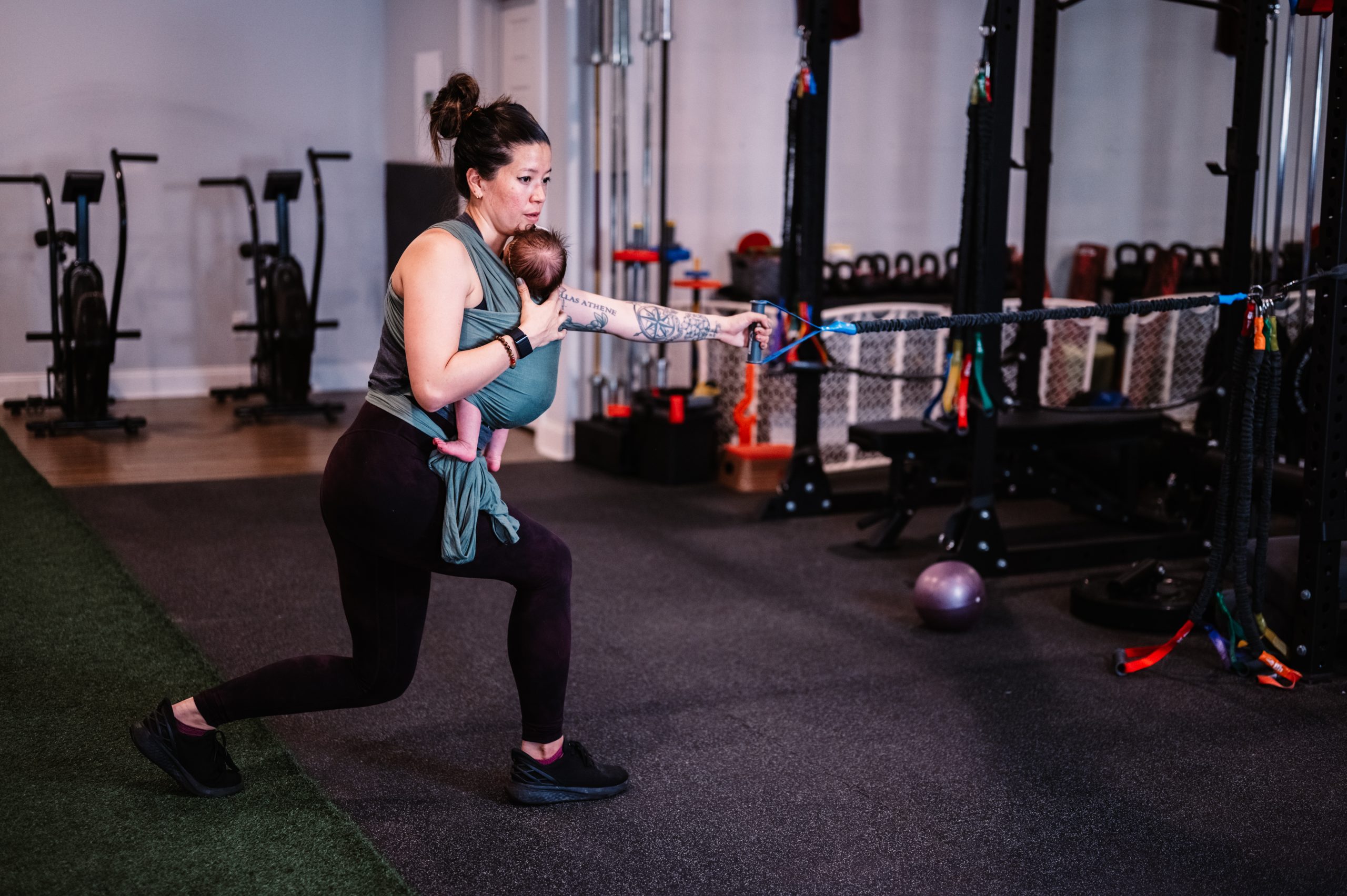 After Postpartum Strength Training - MamasteFit