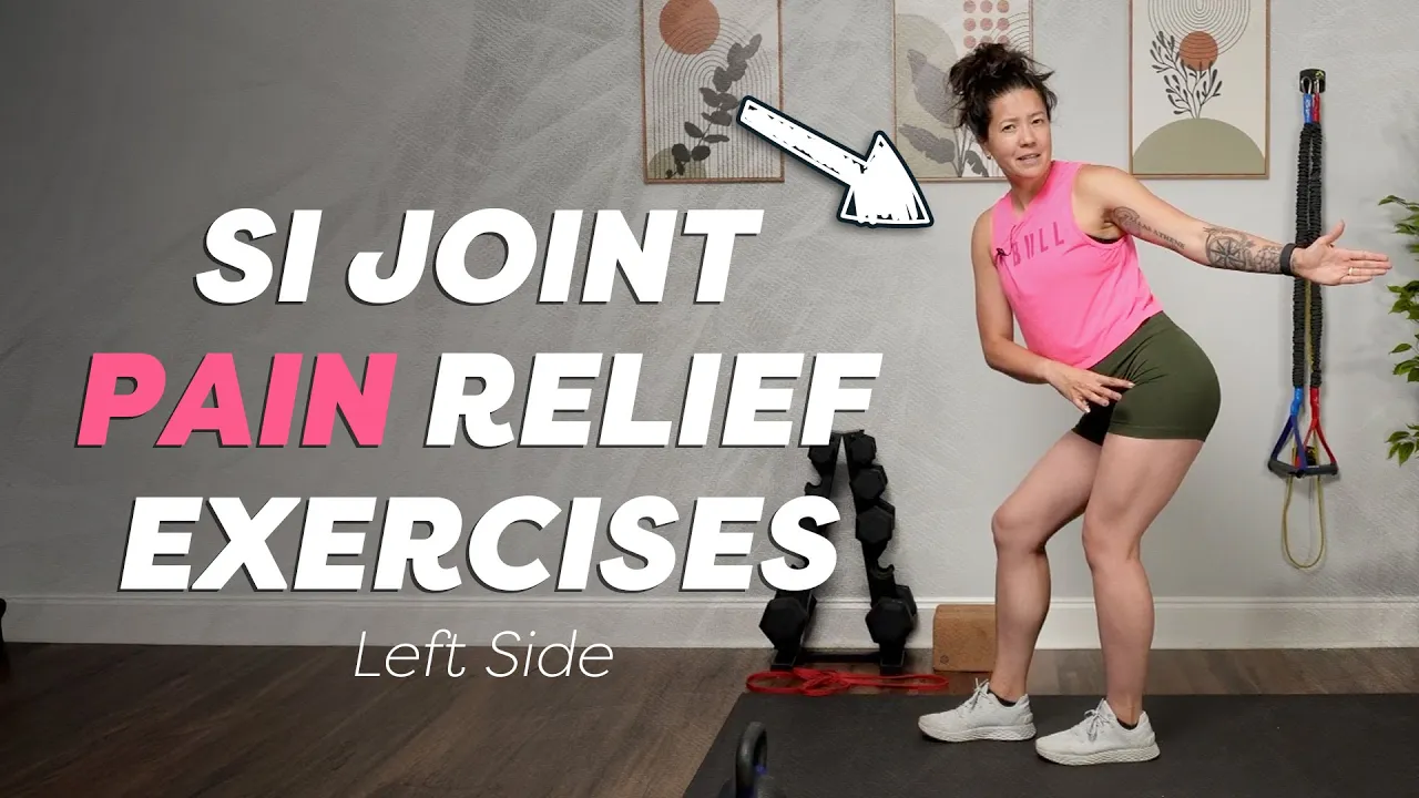 Left SI Joint Pain Relief: A Targeted Pelvic Stability Workout - MamasteFit