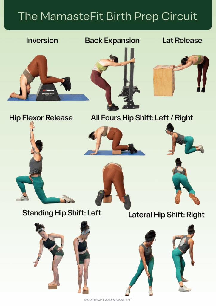 Birth Prep Exercises for Pregnancy: New Circuit Update - MamasteFit